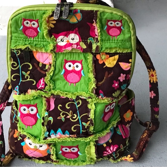 Ngil | Accessories | N Gil Quilted Patchwork Owl Paisley Boho Floral ...